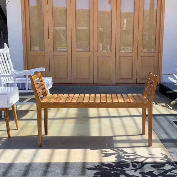 Stripped Solid Wood Bench — Afday